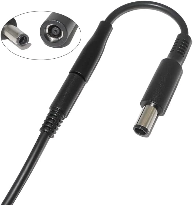 4.5mm to 7.4mm Dongle Tip Dc Power Converter Cable for Dell Inspiron L ...